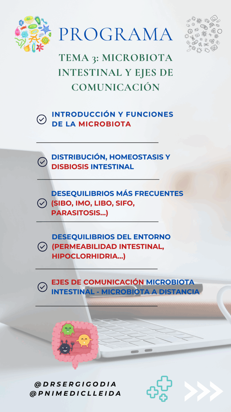 MONOGRÁFICO - Microbiota y ejes de comunicación - PNI Mêdic Lleida - Centro de ...